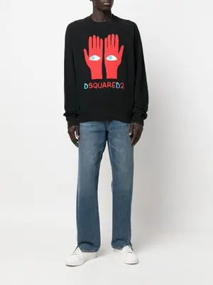 Dsquared2 Graphic-print Logo Sweatshirt