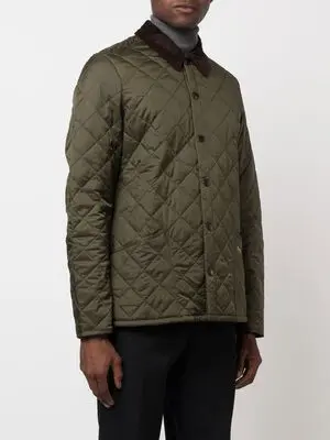 Barbour Quilted Shirt Jacket - Green