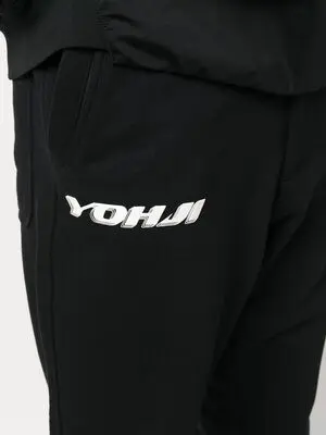Y3 Logo-print Cotton Track Pants