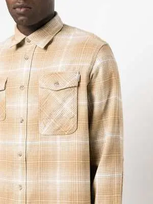 Woolrich Check-pattern Button-up Shirt - Yellow