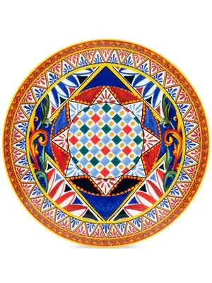 Dolce & Gabbana Porcelain Charger Plate - Blue