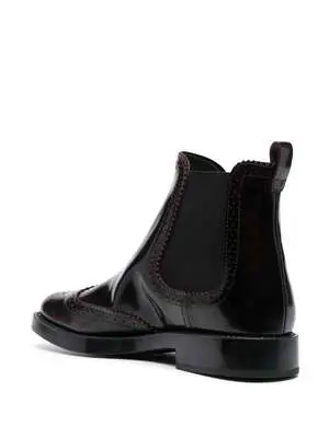 TOD'S Brogue-detail Chelsea Boots