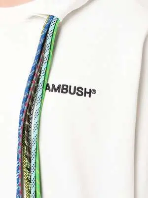AMBUSH Multi-cord Long-sleeve Hoodie - White