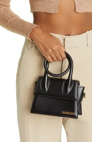 Jacquemus Le Chiquito Noeud Bag - Black