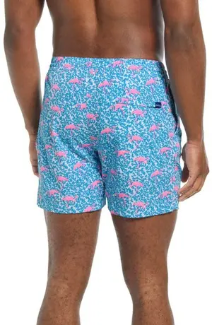 CHUBBIES Classic Lined 5.5-inch Swim Trunks - Bright Blue - Solid