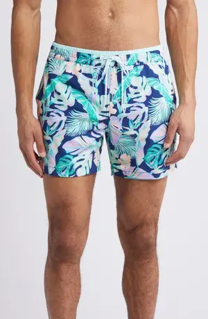 CHUBBIES Classic Lined 5.5-Inch Swim Trunks The Night Faunas