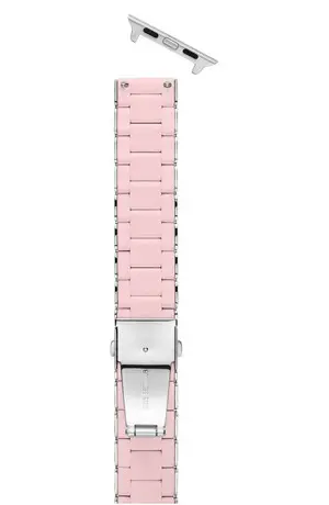 Michele Silicone Apple Watch® Watchband - Pink