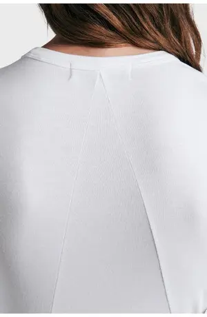 Rag & Bone Icons Luca Slim Fit Long Sleeve Top - Wht