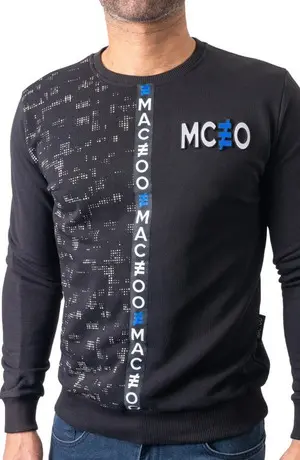 MACEOO Graphic Stretch-cotton Sweater