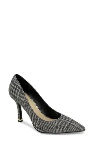 KENNETH COLE Romi Pointed Toe Pumps Black/ White