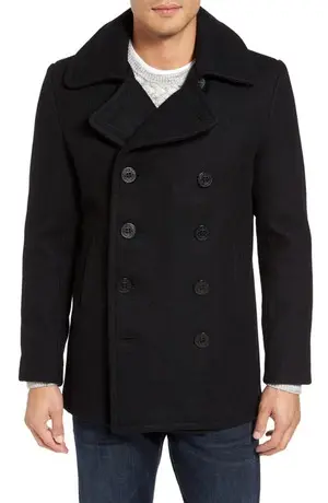 Schott Pea Coat Coats For Men
