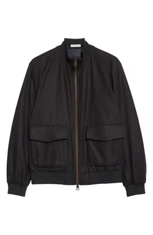 Boglioli Virgin Wool Bomber Jacket