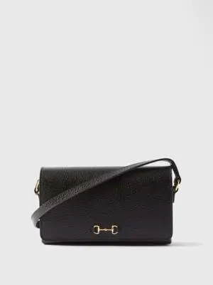 Gucci Gucci - Horsebit Mini Leather Cross-body Bag - Mens - Black - Black