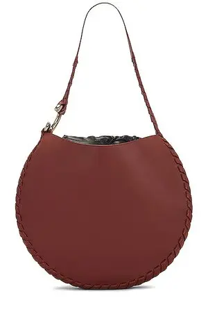 Chloé Chloe Large Mate Hobo Bag In Brown Sepia Brown