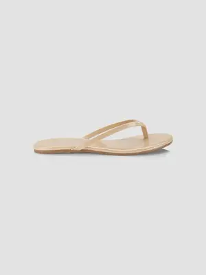 Tkees Foundations Gloss Patent Leather Flip Flops - Sunkissed