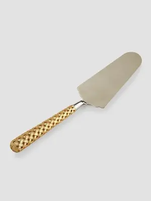L'Objet Braid Cake Server - Gold