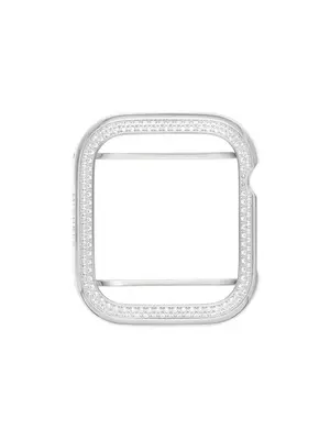 Michele Stainless Steel & Diamond Apple Watch Case/40mm