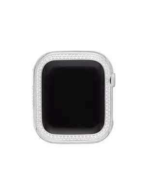 Michele Stainless Steel & Diamond Apple Watch Case/40mm