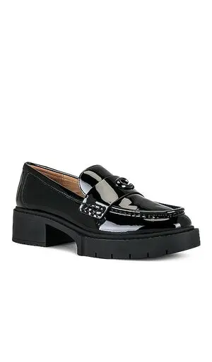 COACH Leah Loafer - Black Patent