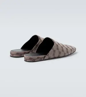 Balenciaga Cozy Bb Monogram Jacquard Slippers