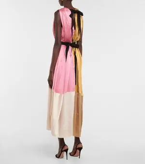 ROKSANDA Aldona Silk Satin Maxi Dress