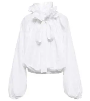 Patou Tie Neck Blouses