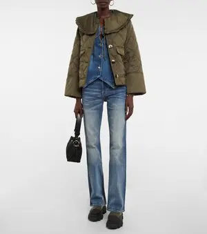 GANNI Quilted Ripstop Jacket