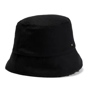 Max Mara Fiducia Logo Bucket Hat - Black