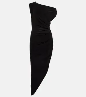 Norma Kamali Off-shoulder Jersey Gown