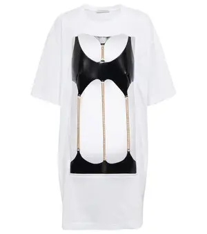 CHRISTOPHER KANE Embellished Cotton T-shirt - White