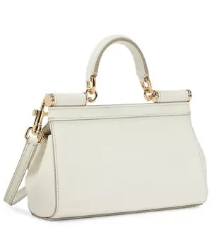 Dolce & Gabbana Sicily Small Leather Shoulder Bag