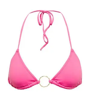 Melissa Odabash Miami Triangle Bikini Top - Pink