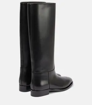 THE ROW - The Row Grunge Leather Knee-high Boots