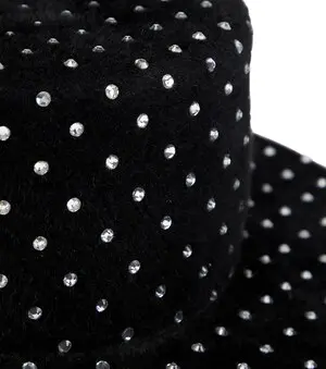 Ruslan Baginskiy Embellished Canotier Hat