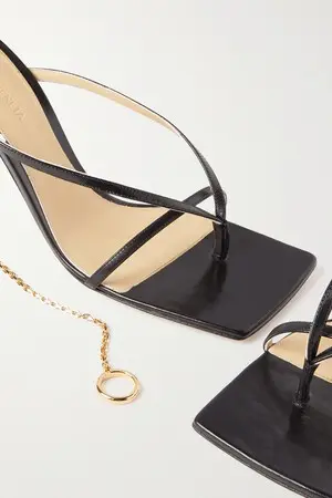Bottega Veneta Embellished Leather Sandals