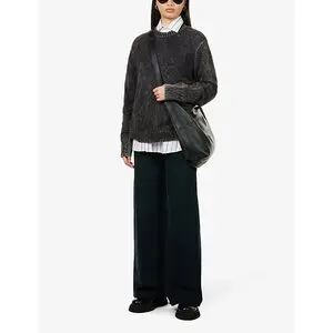 Rag & Bone Sofie Wide-fit Branded-hardware Jeans
