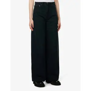Rag & Bone Sofie Wide-fit Branded-hardware Jeans