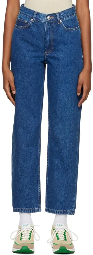 A.p.c. A.P.C. Indigo Martin F Jeans - Ial Washed Indigo