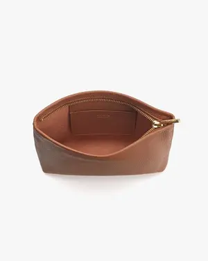 Cuyana Cuyana Mini Zipper Pouch Caramel