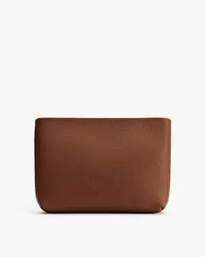 Cuyana Mini Zipper Pouch - Dark Chestnut
