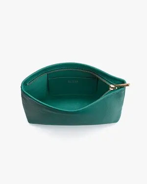 Cuyana Cuyana Mini Zipper Pouch Emerald