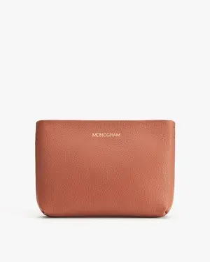 Cuyana Mini Zipper Pouch - Terracotta
