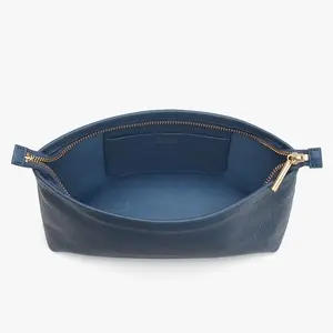 Cuyana Small Zipper Pouch Indigo
