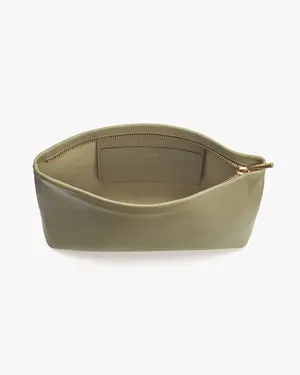 Cuyana Small Zipper Pouch Sage