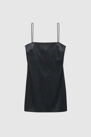 ANINE BING Mini Slip Dress - Python Print