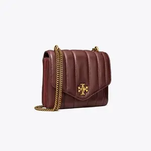 Tory Burch Tory Burch Kira Quilted Square Crossbody Tempranillo