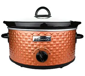 BRENTWOOD 3.5-quart Diamond-pattern Slow Cooker - One-color