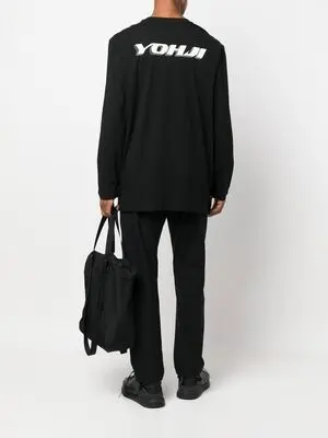 Y3 Logo-print Long-sleeve T-shirt