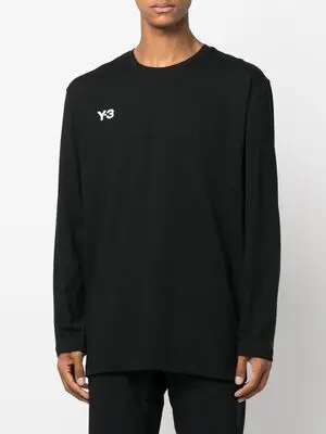 Y3 Logo-print Long-sleeve T-shirt