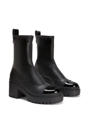 GIUSEPPE ZANOTTI 70mm Vicentha Chunky Boots - Black
